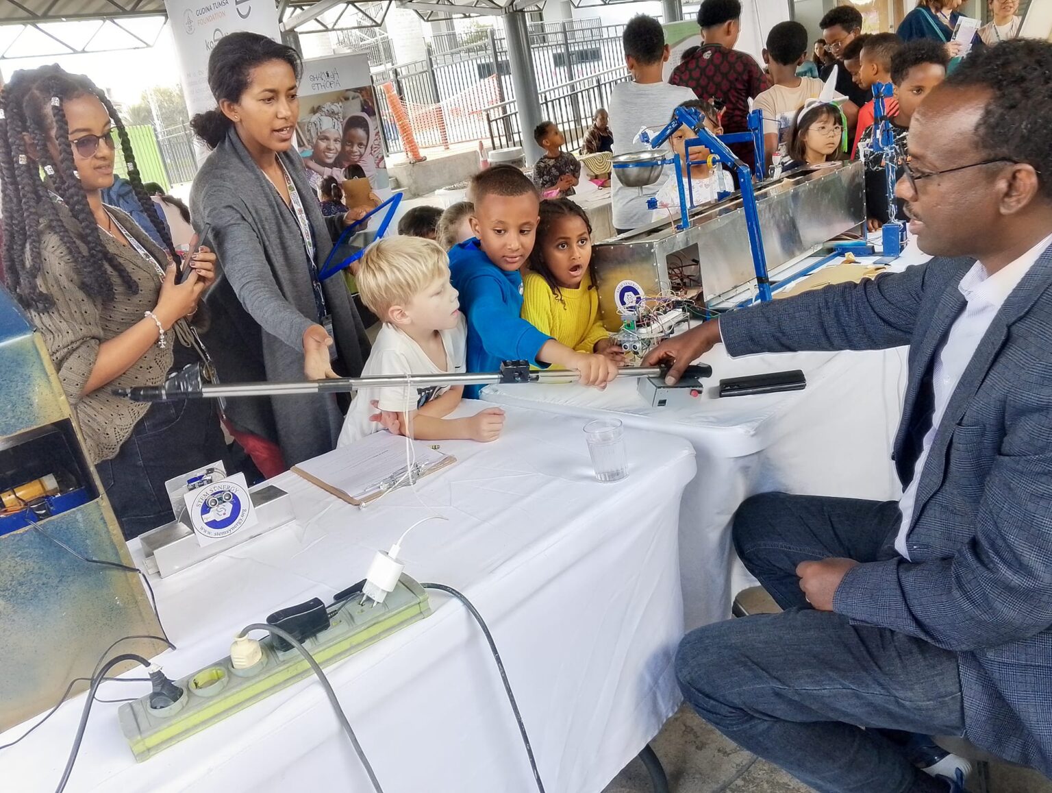 Showcasing Innovation at the Metebaber NGO Fair at ICS. – STEM Synergy