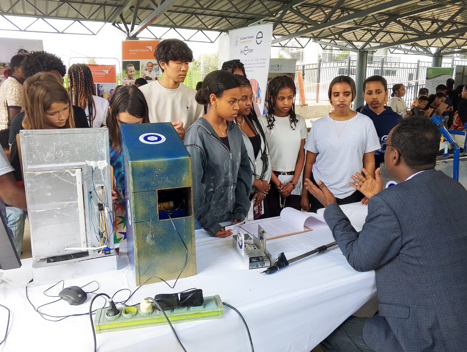 Showcasing Innovation at the Metebaber NGO Fair at ICS. – STEM Synergy